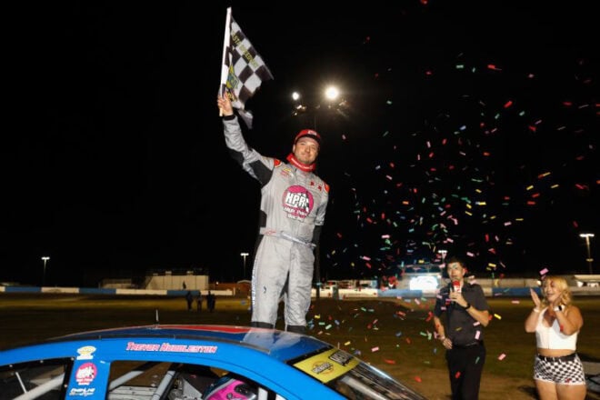 Gio Ruggiero Wins Rain-Shortened ARCA Race at Michigan