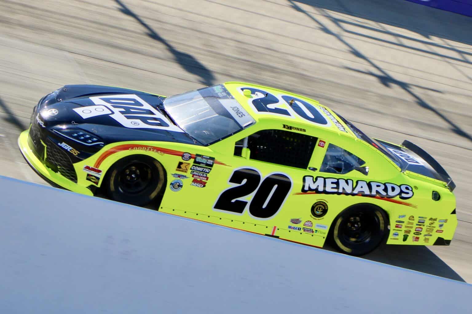 Brandon Jones Wins O'Reilly Pole at Pocono
