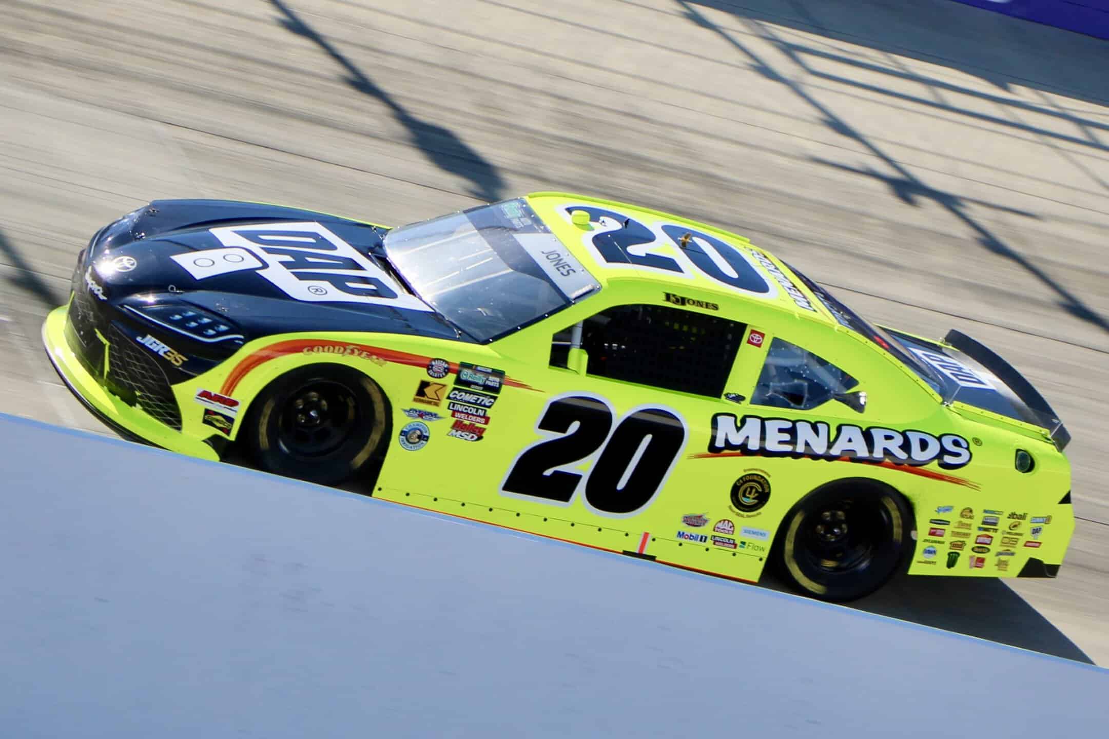 Brandon Jones Wins O'Reilly Pole at Pocono